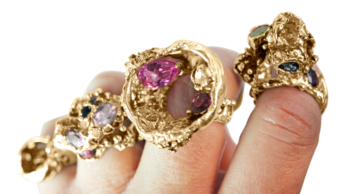 Tidepool Collection Solid Gold Ocean Inspired Jewelry Made In Seattle – GRACE GOW