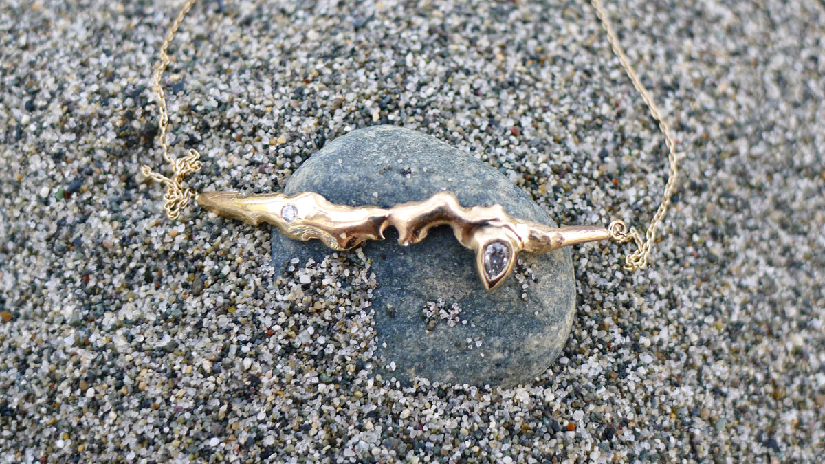 Handcrafted Gold Bracelet | INUNDATION Gold and Diamond Bracelet ...